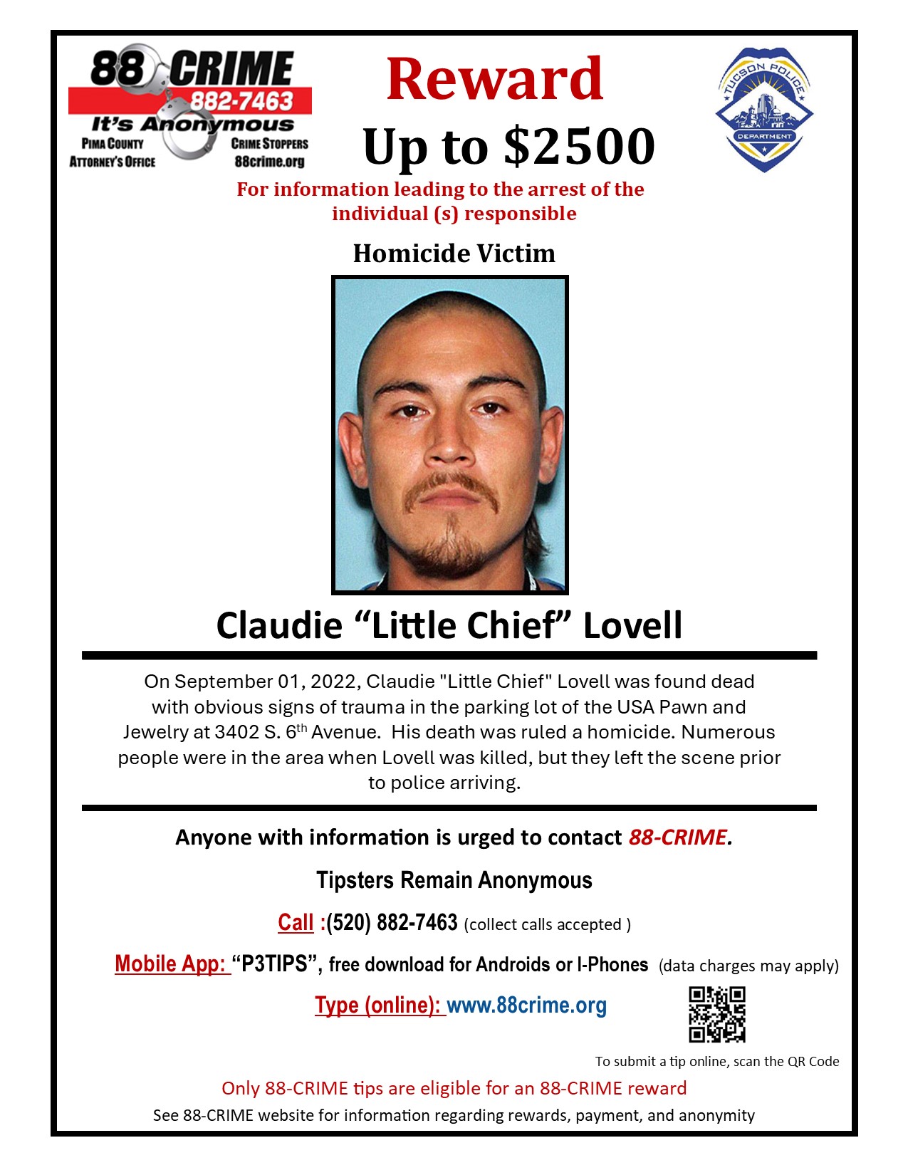 Claudie “Little Chief” Lovell – 88-CrimE